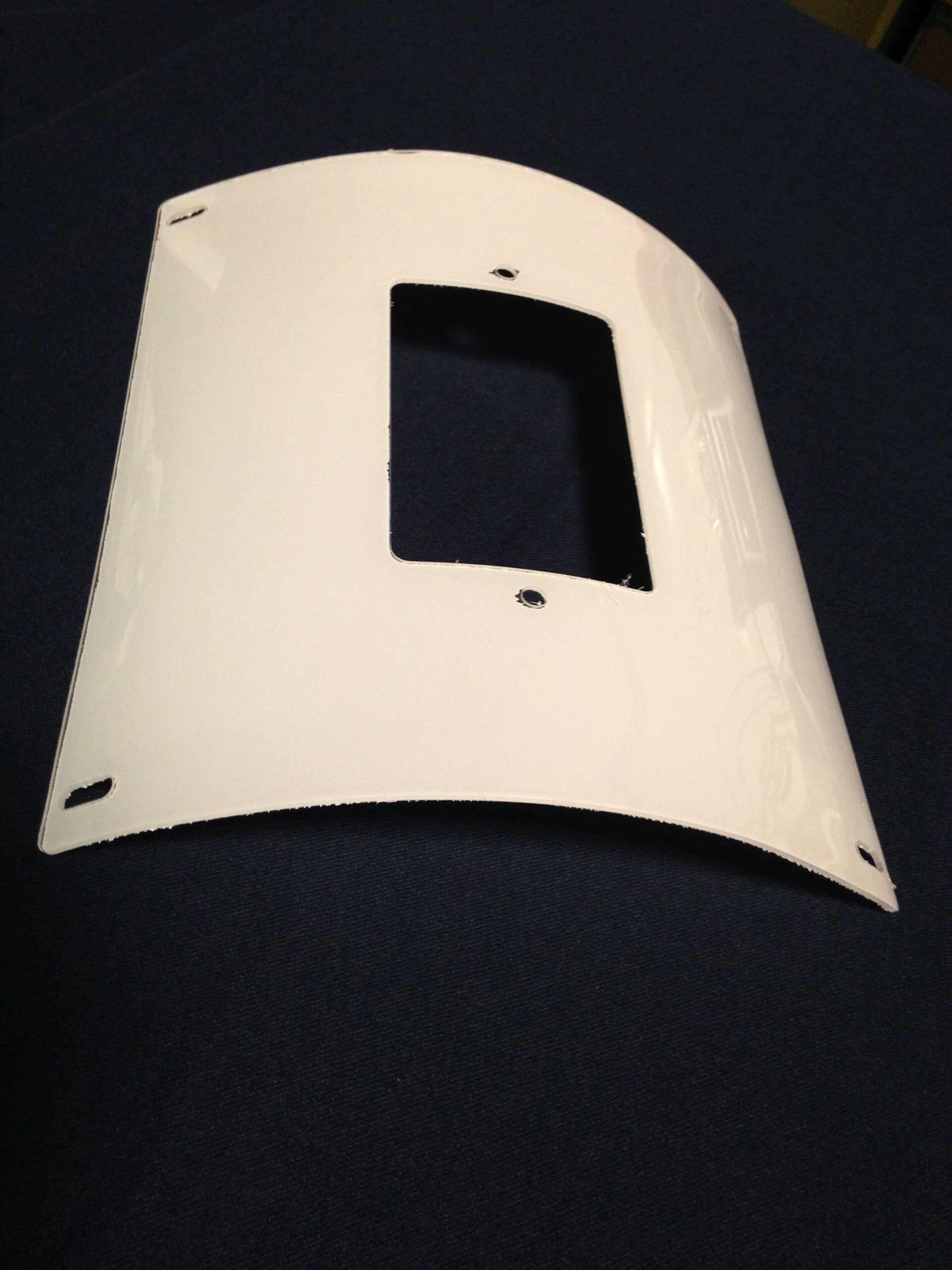 Drape Forming Acrylic Shield - QC Plastics